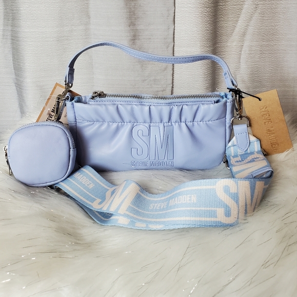 Steve Madden | Bags | Steve Madden Blue Glaze Bcarmela Crossbody Bag ...